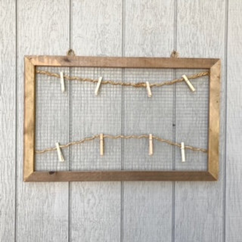 Clothespin Frame - Etsy