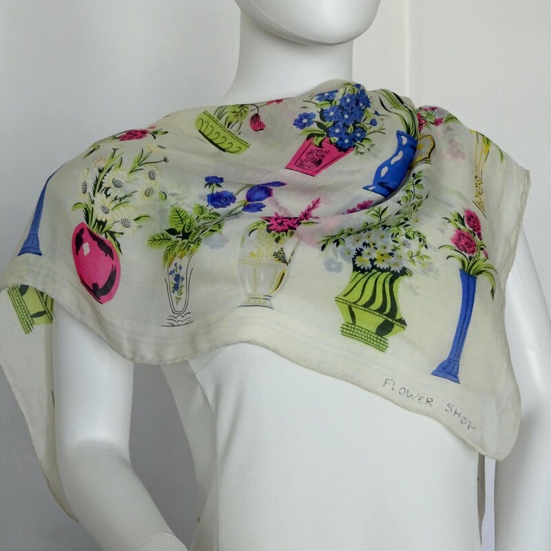 50s Head Scarf - Etsy