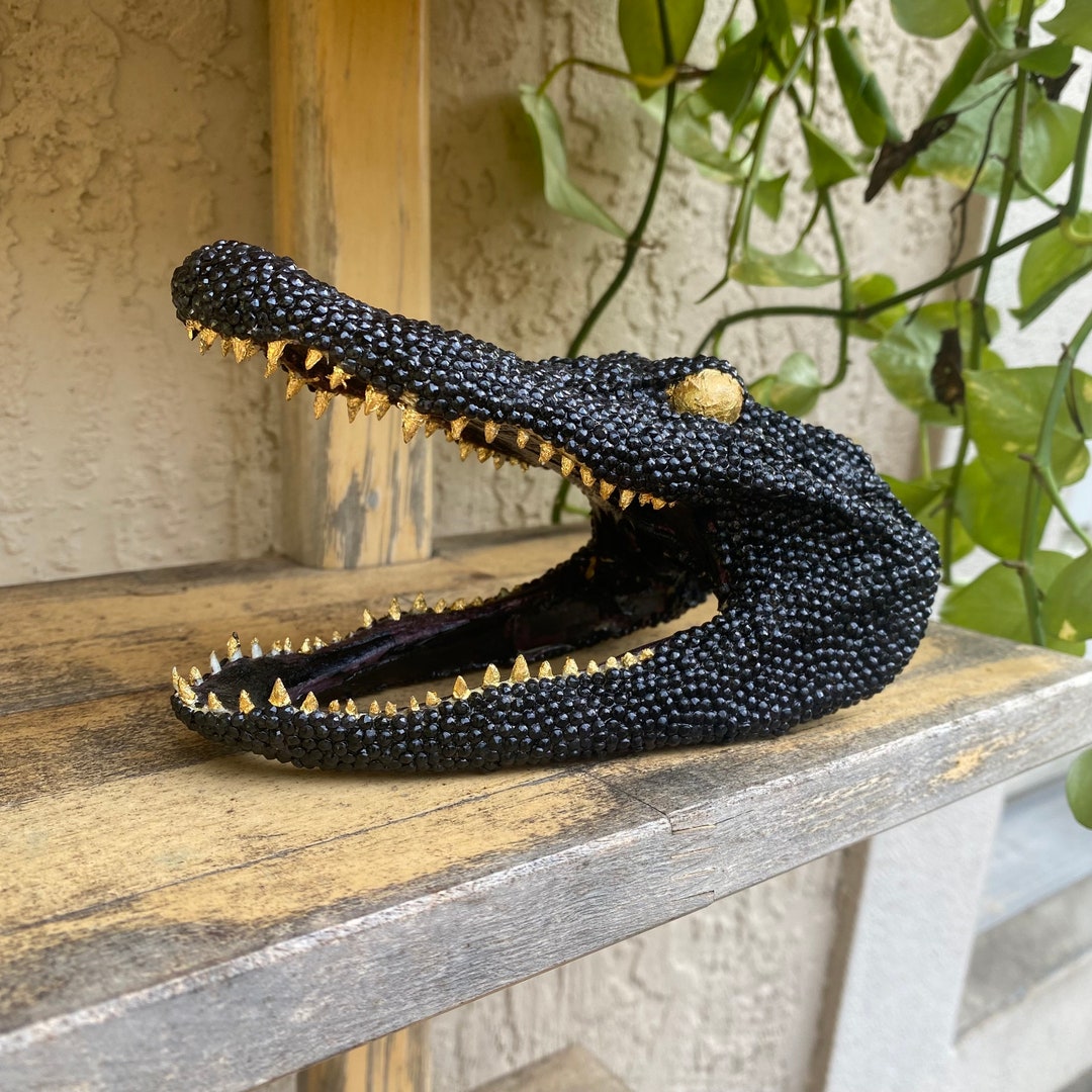 Bedazzled Alligator Head - Etsy