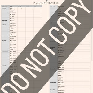 Redken Shades EQ Inventory Chart Customizable and Printable With NEW ...