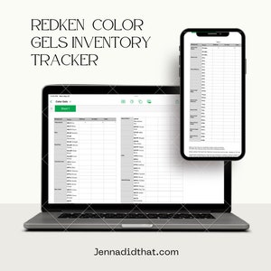 Redken Shades EQ Inventory Chart Customizable and Printable With NEW ...