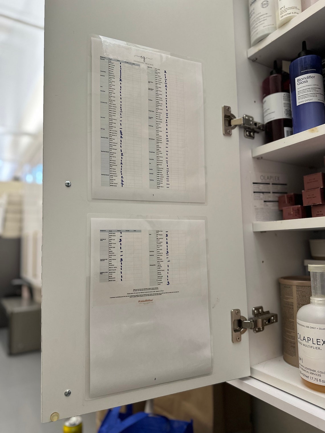 Redken Shades EQ Inventory Chart Customizable and Printable With NEW ...