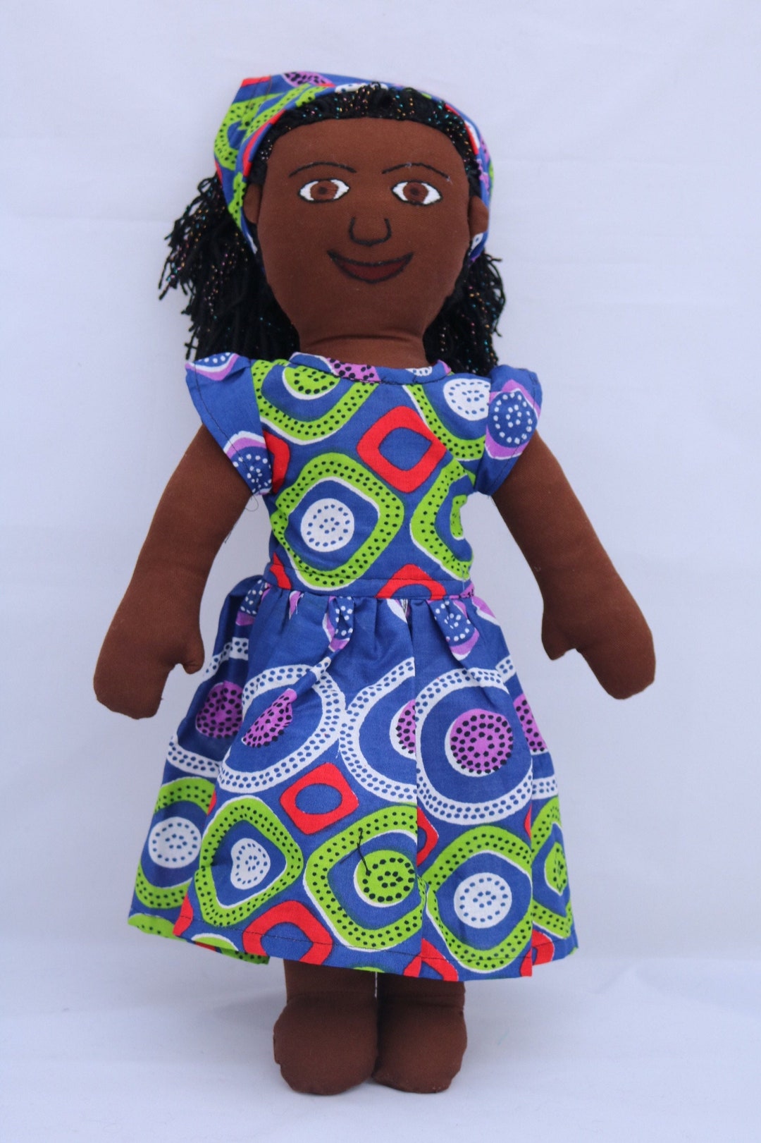 Gorgeous 18" Black Dolls in African Style Outfit. - Etsy