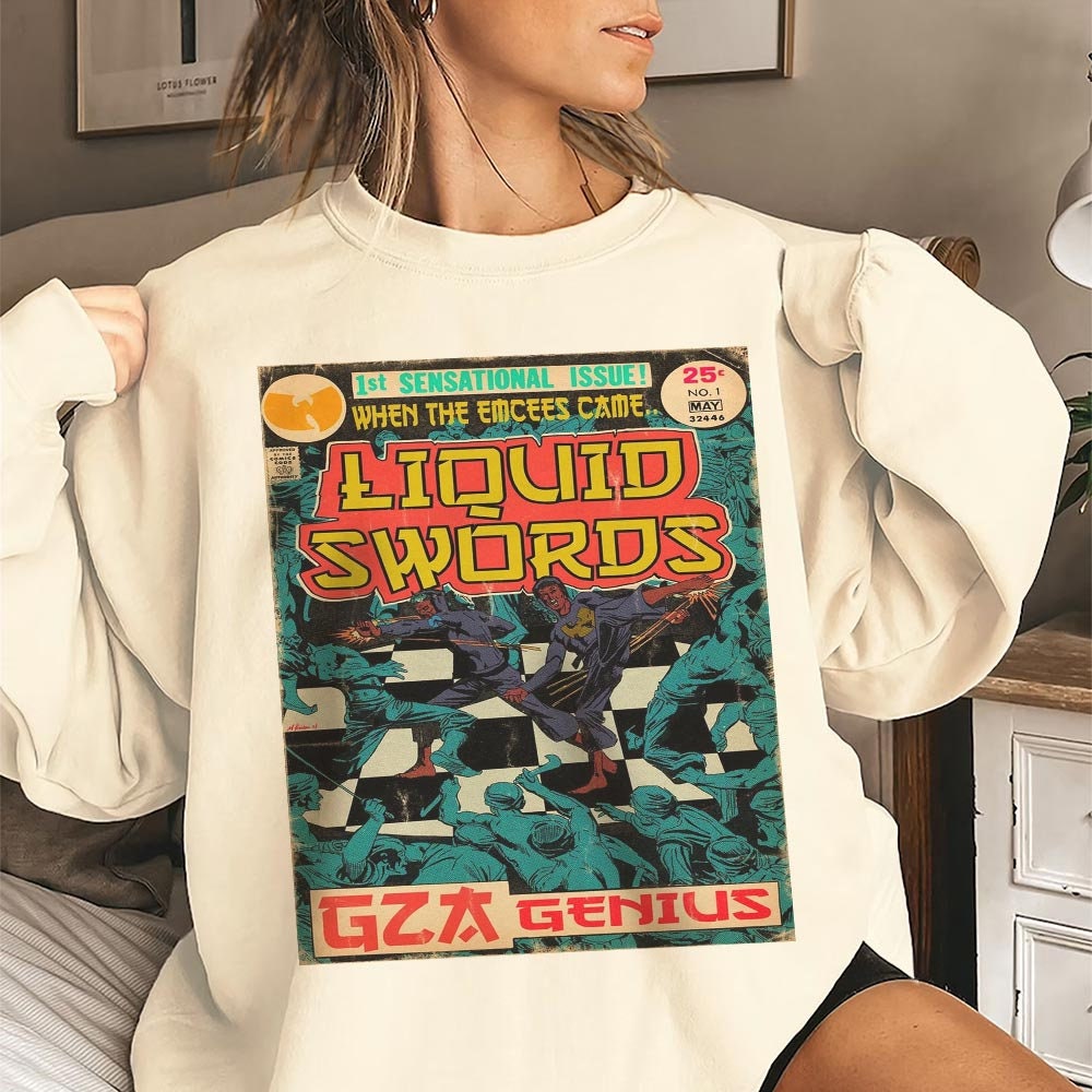 Liquid Swords Comic Art Book T-Shirt sold by Joeseph Chirumbolo | SKU ...