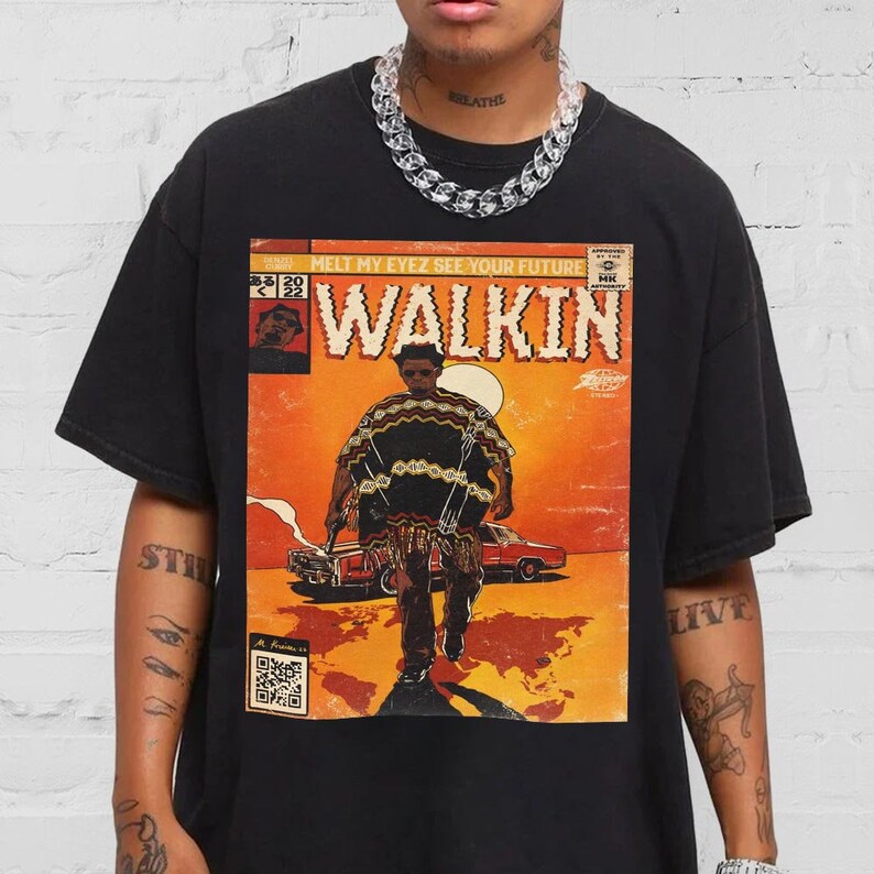 Denzel Curry Walkin Comic Art Book Retro Vintage 90s Hip Hop - Etsy