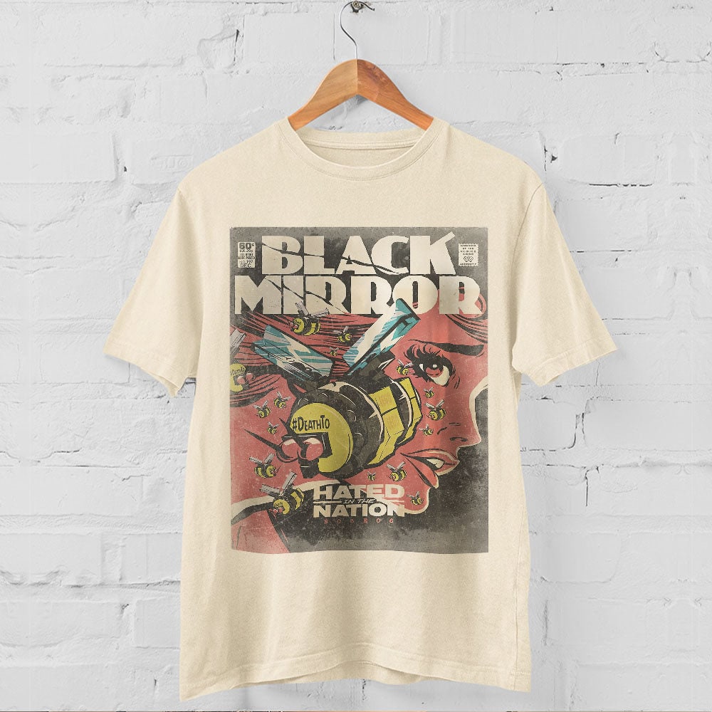 Black Mirror Shirt 8 Retro Vintage 90s Hip Hop Graphic Tee