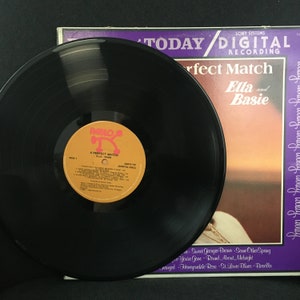 A Perfect Match Ella & Basie Vintage Vinyl Record Album - Etsy