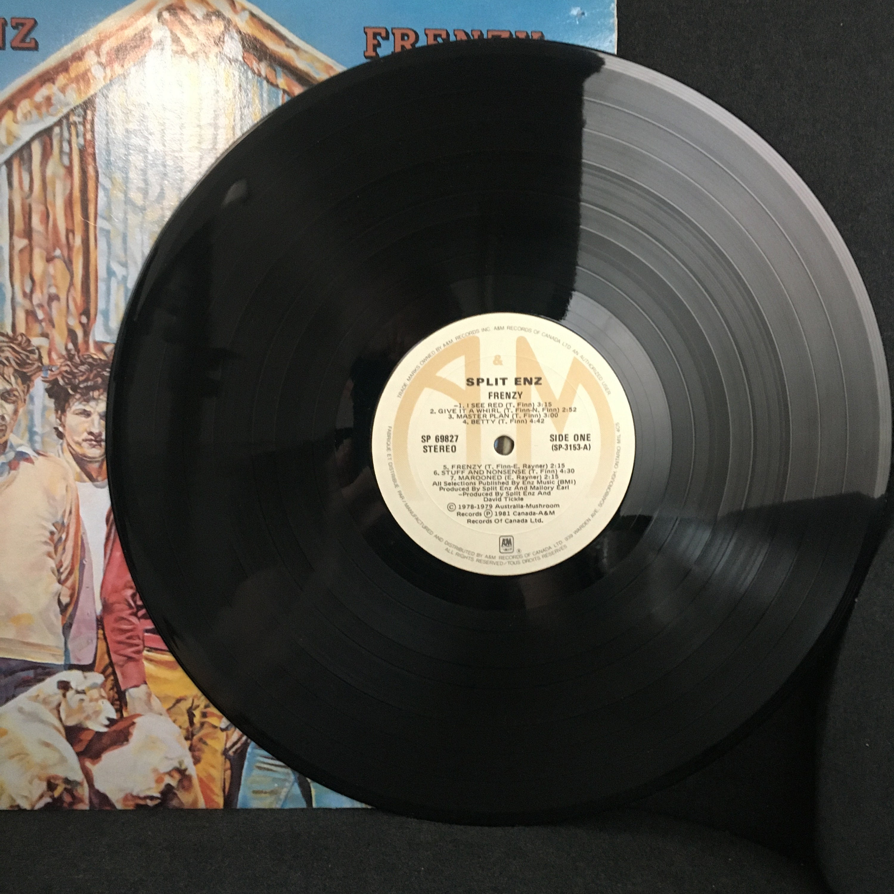 Frenzy Split Enz Vintage Vinyl Record Album - Etsy