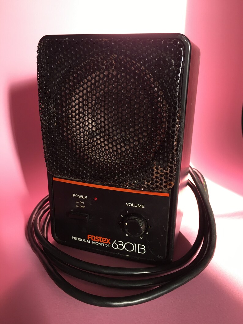 Vintage Fostex 6301B Personal Monitor With Buil-in 33w Amplifier - Etsy
