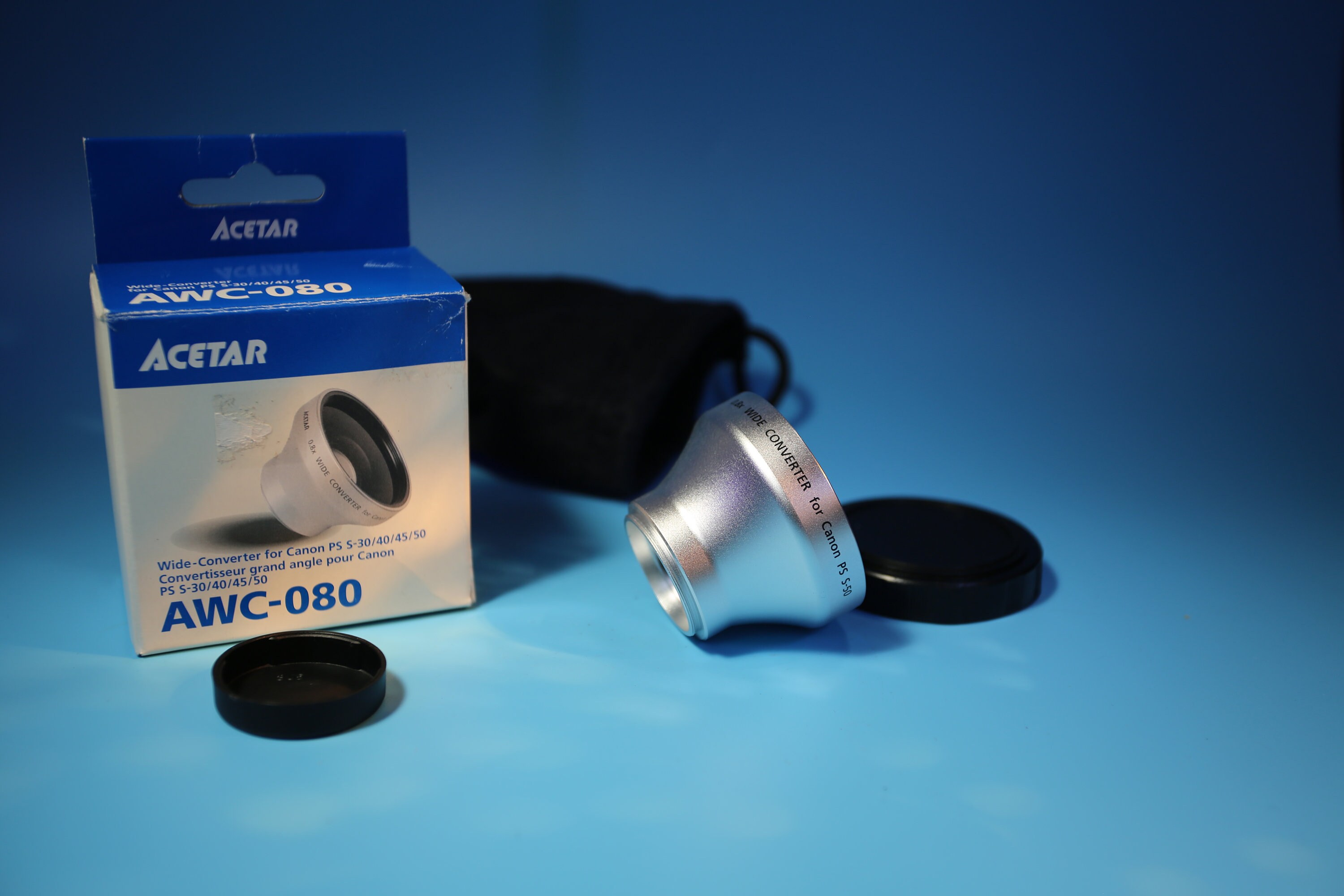 Wide Angle Converter Acetar AWC-080 for Canon PS S-30 40 45 - Etsy