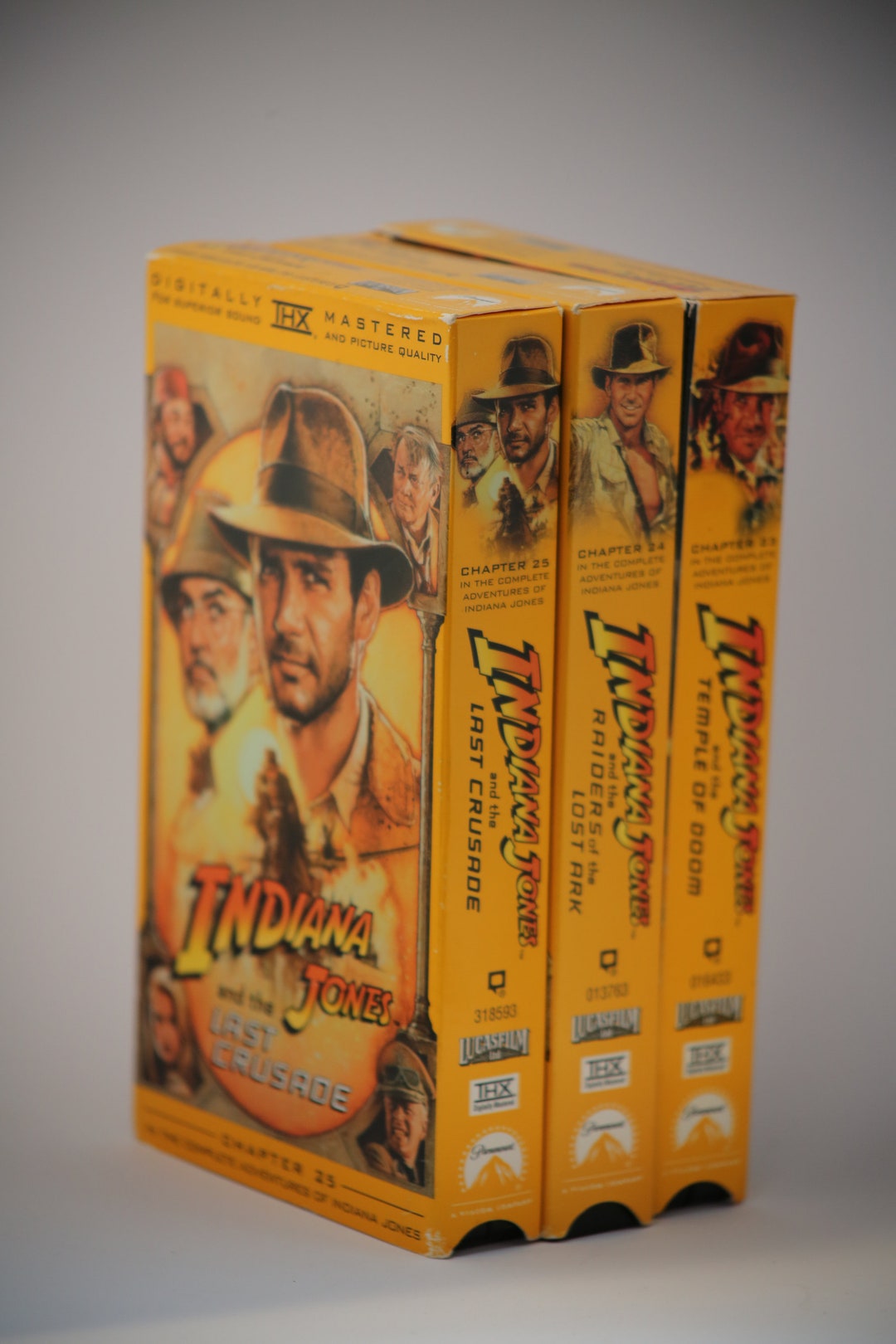Indiana Jones VHS Trilogy - Etsy Australia
