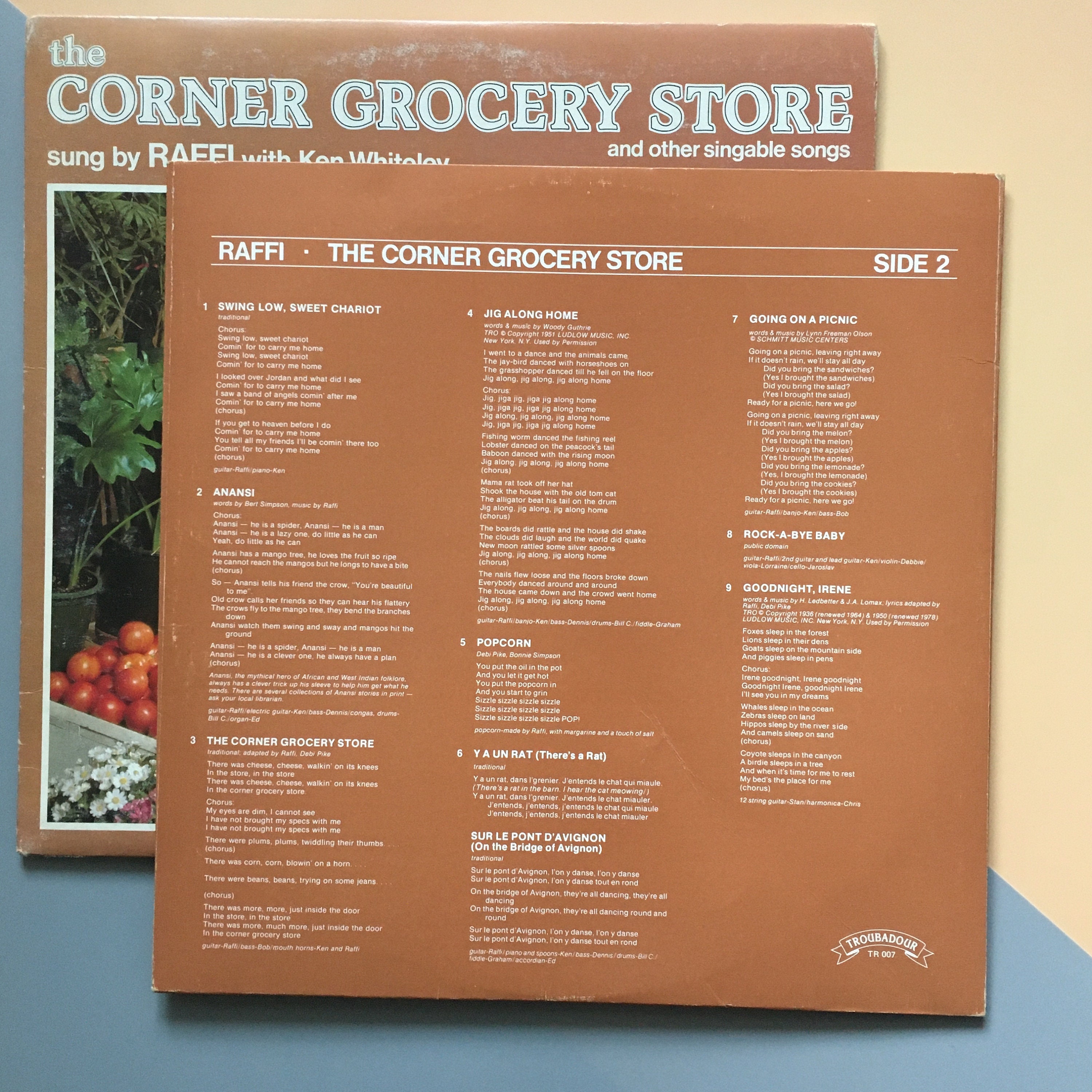 Vinyl Record Raffi Corner Grocery Store LP Album - Etsy Canada