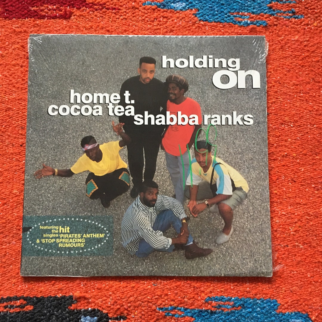 Vinyl Record Holding on Shabba Ranks Home T & Cocoa Tea LP - Etsy