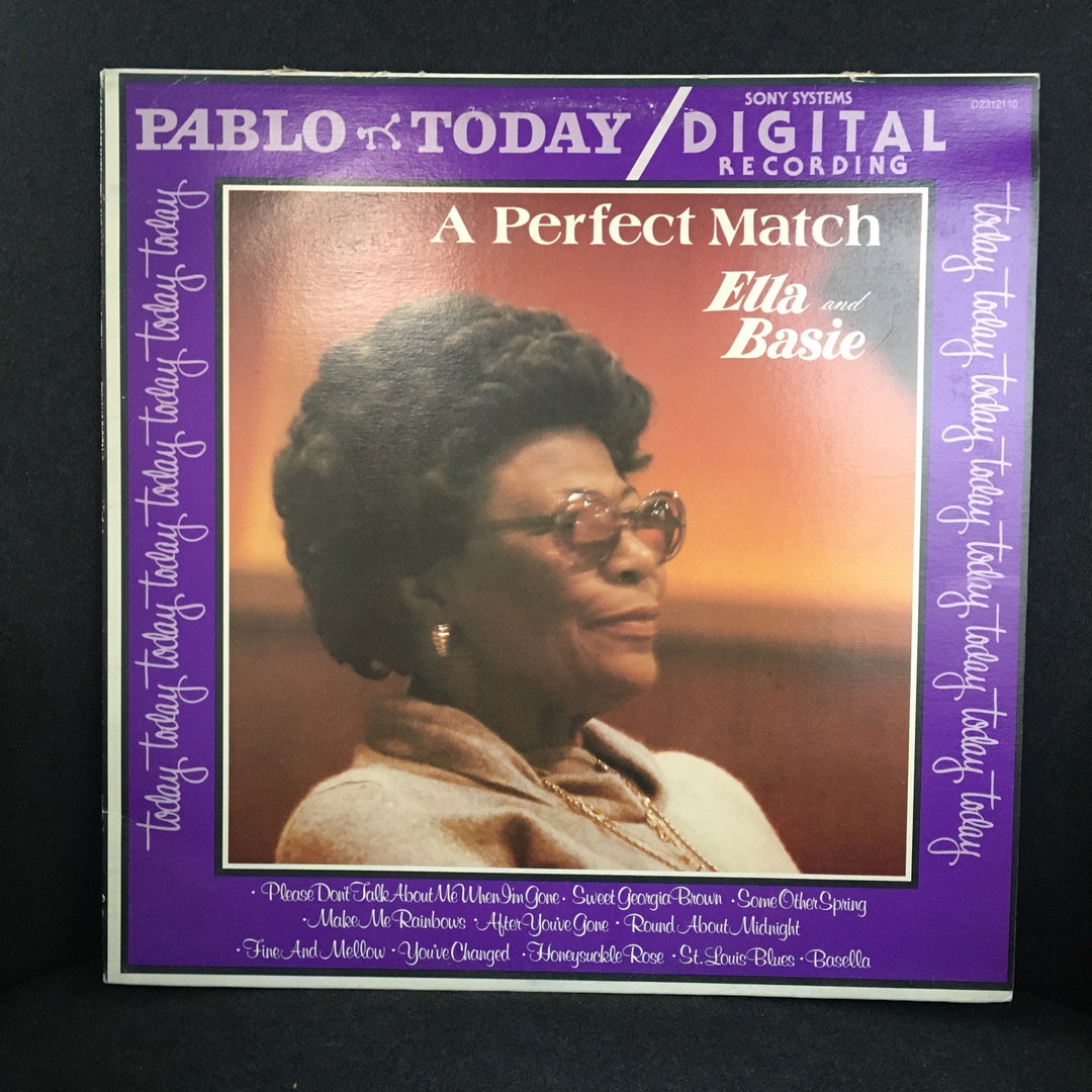 A Perfect Match Ella & Basie Vintage Vinyl Record Album - Etsy