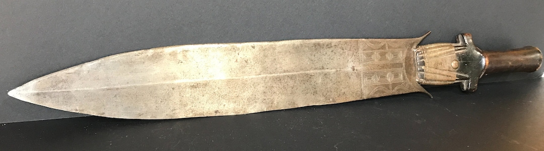 Etched Fang Tribal Dagger, 19TH Century, Gabon, Africa - Etsy