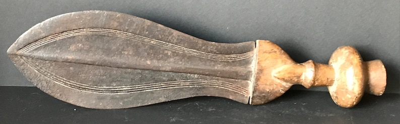Rare Kuba Ikul Warrior's Knife/dagger or Short Sword, African, congo ...