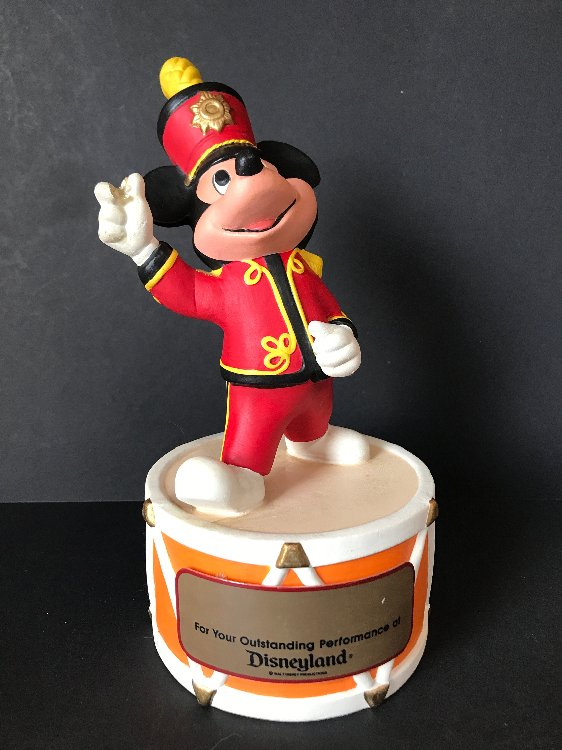 Rare Walt Disney's Mickey the Bandleader Leading the Band on Drum ...