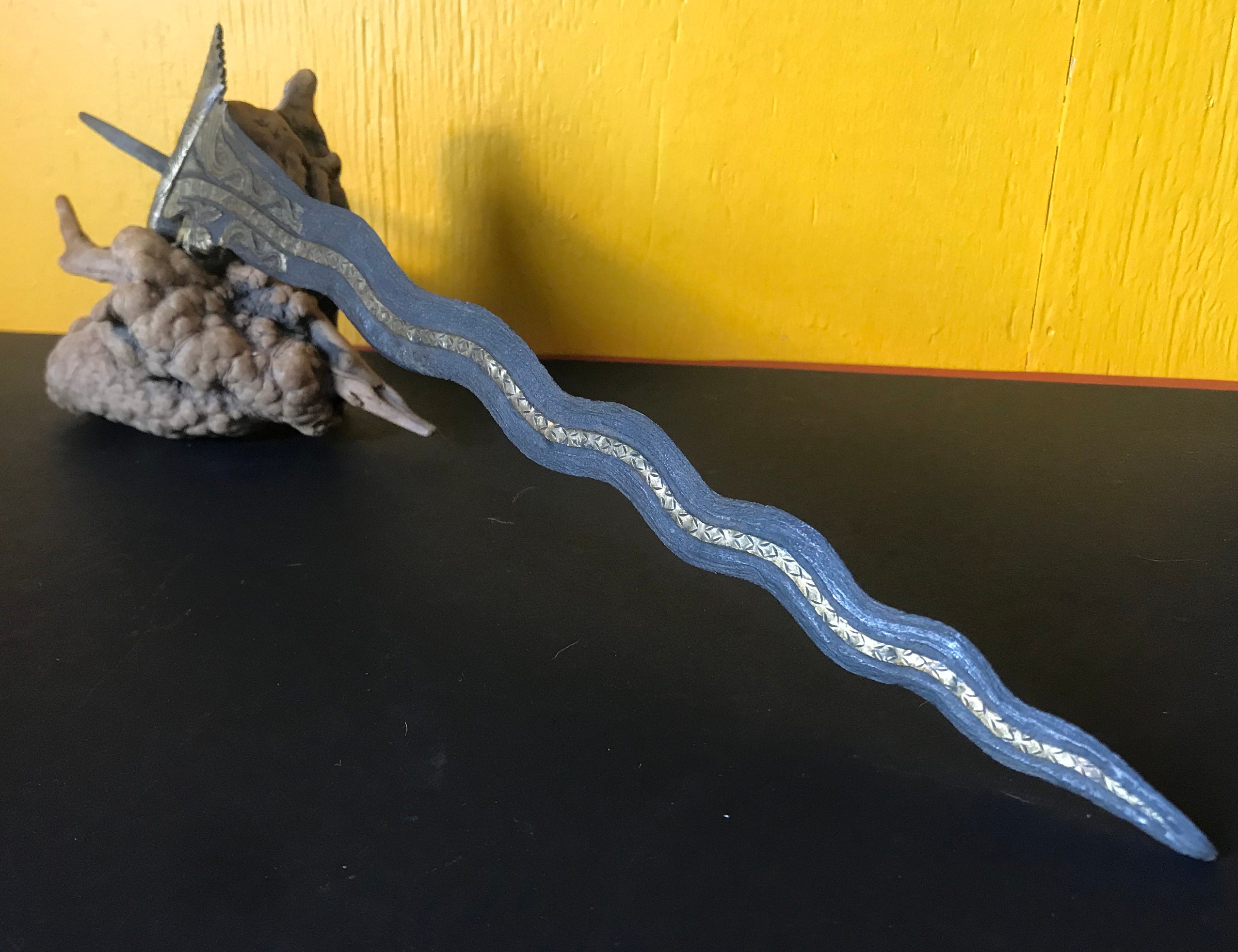 Traditional Indonesian Keris/kris Wavy Dagger Serpent Design - Etsy