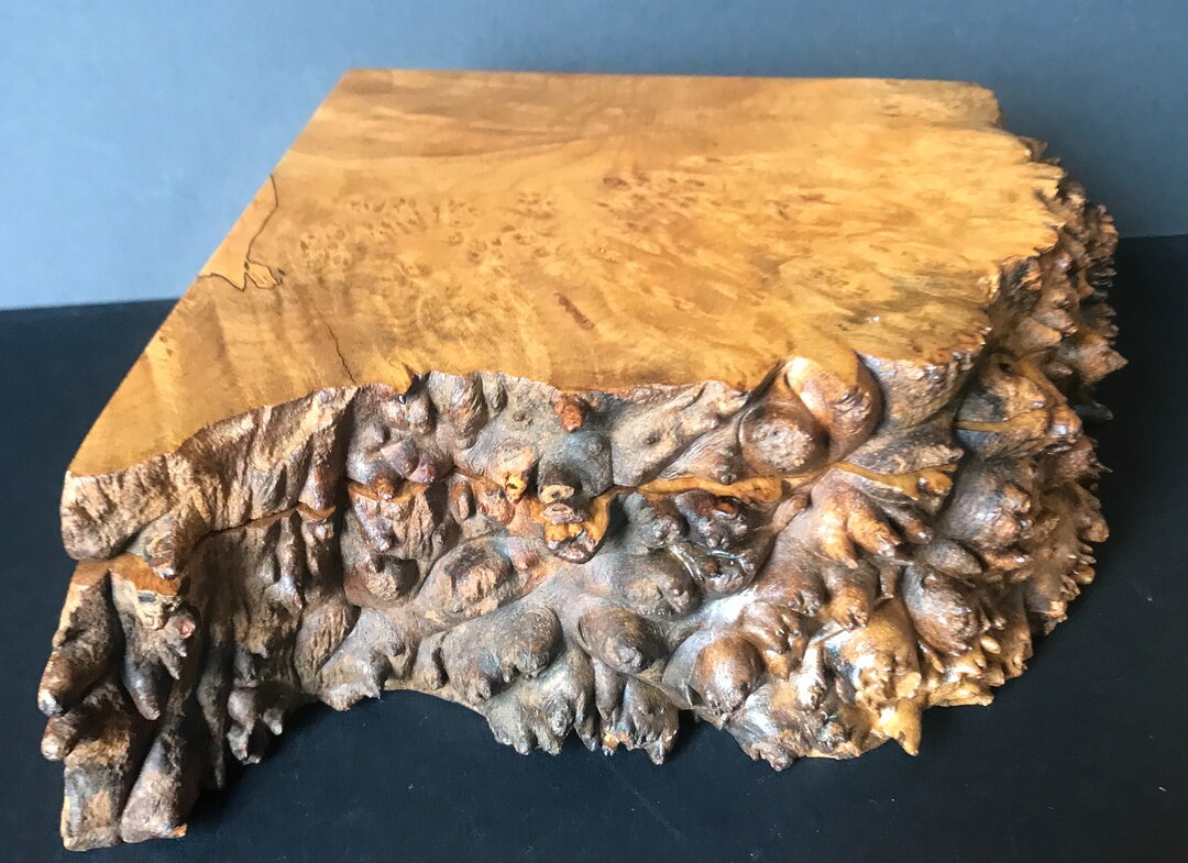 Vintage Signed Michael Elkan Studio Burl Wood Trinket, Jewelry, Stash ...