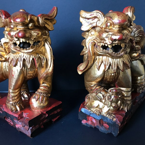 Foo Dogs - Etsy