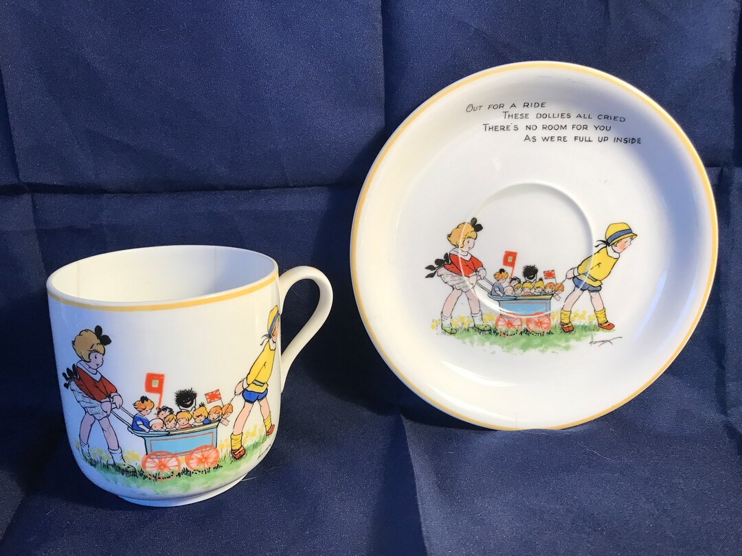 Rare Shelley Nursery Tea Cup and Saucer Set: Fairy Tale Decor - Etsy