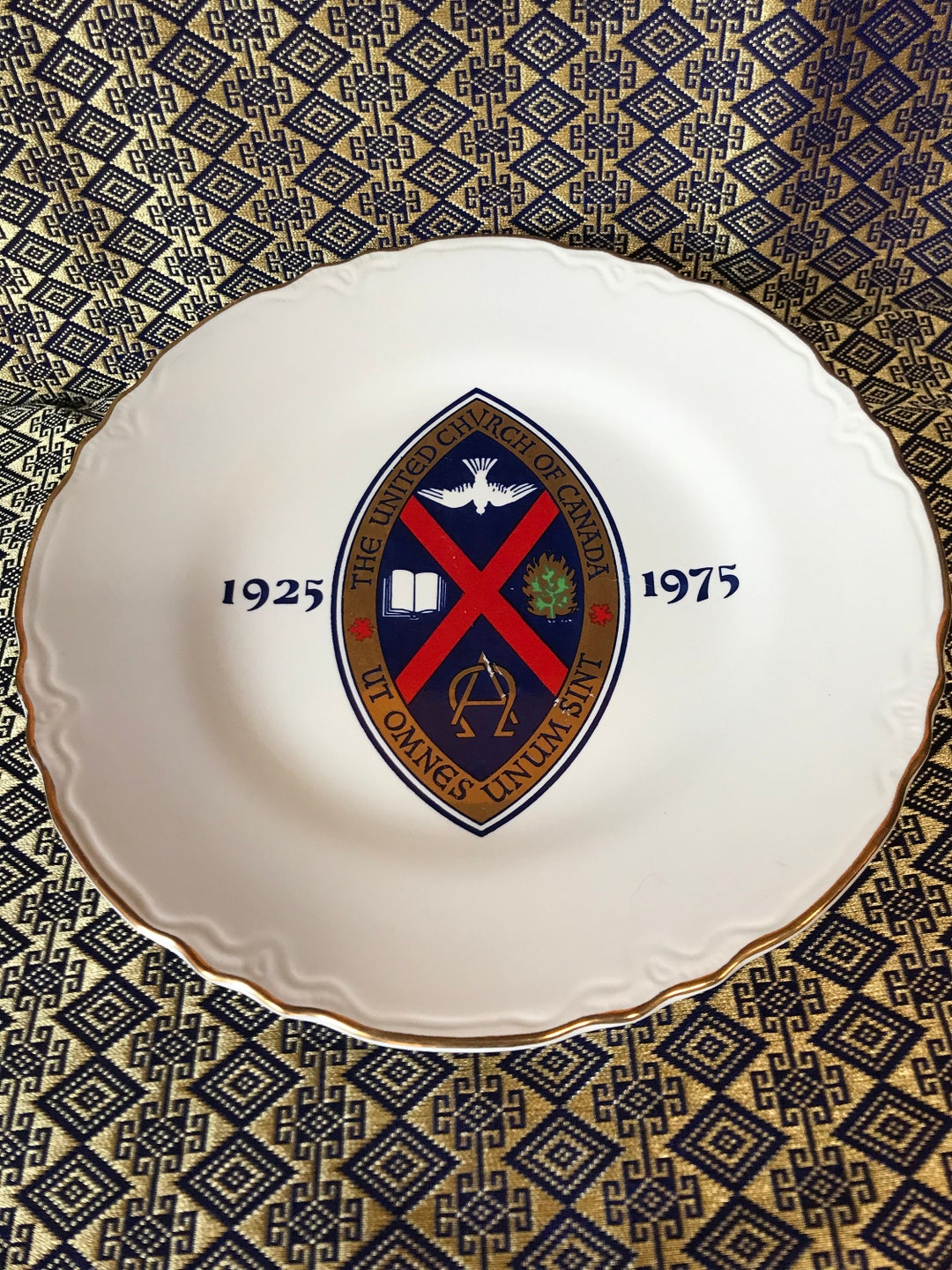 The United Church of Canada 50 Year Commemorative Plate, 1925-1975 - Etsy