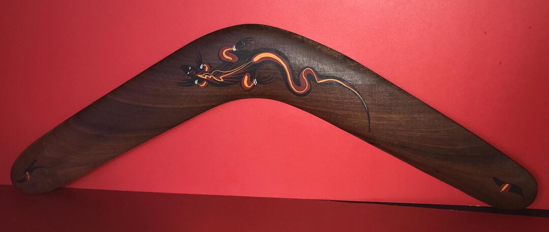 Australian Genuine Aboriginal Boomerang Handmade From Acacia Wood ...