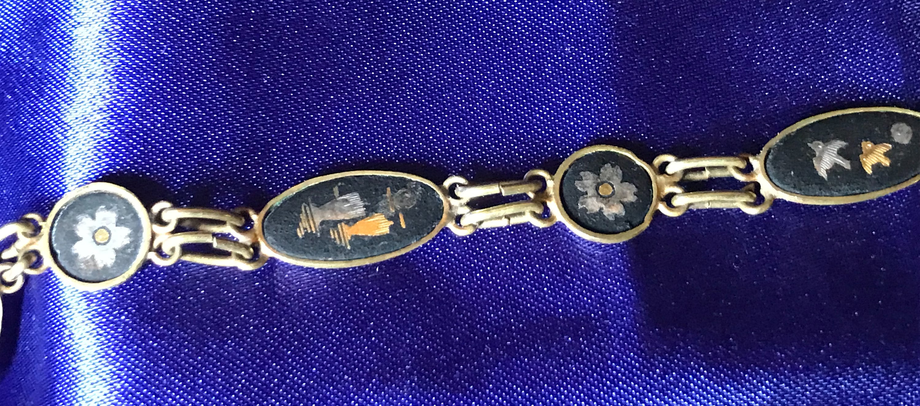 Vintage Amita 1800's Japanese 24kt Gold Necklace . - Etsy