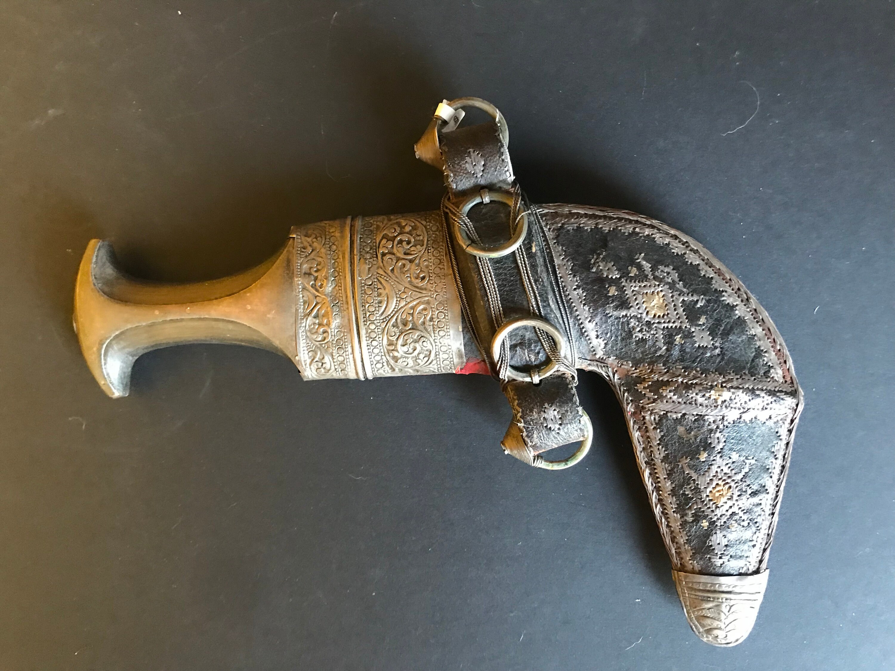 Omani Yemeni Khanjar Jambiya Ring Belt Ceremonial Knife Ottoman Antique ...