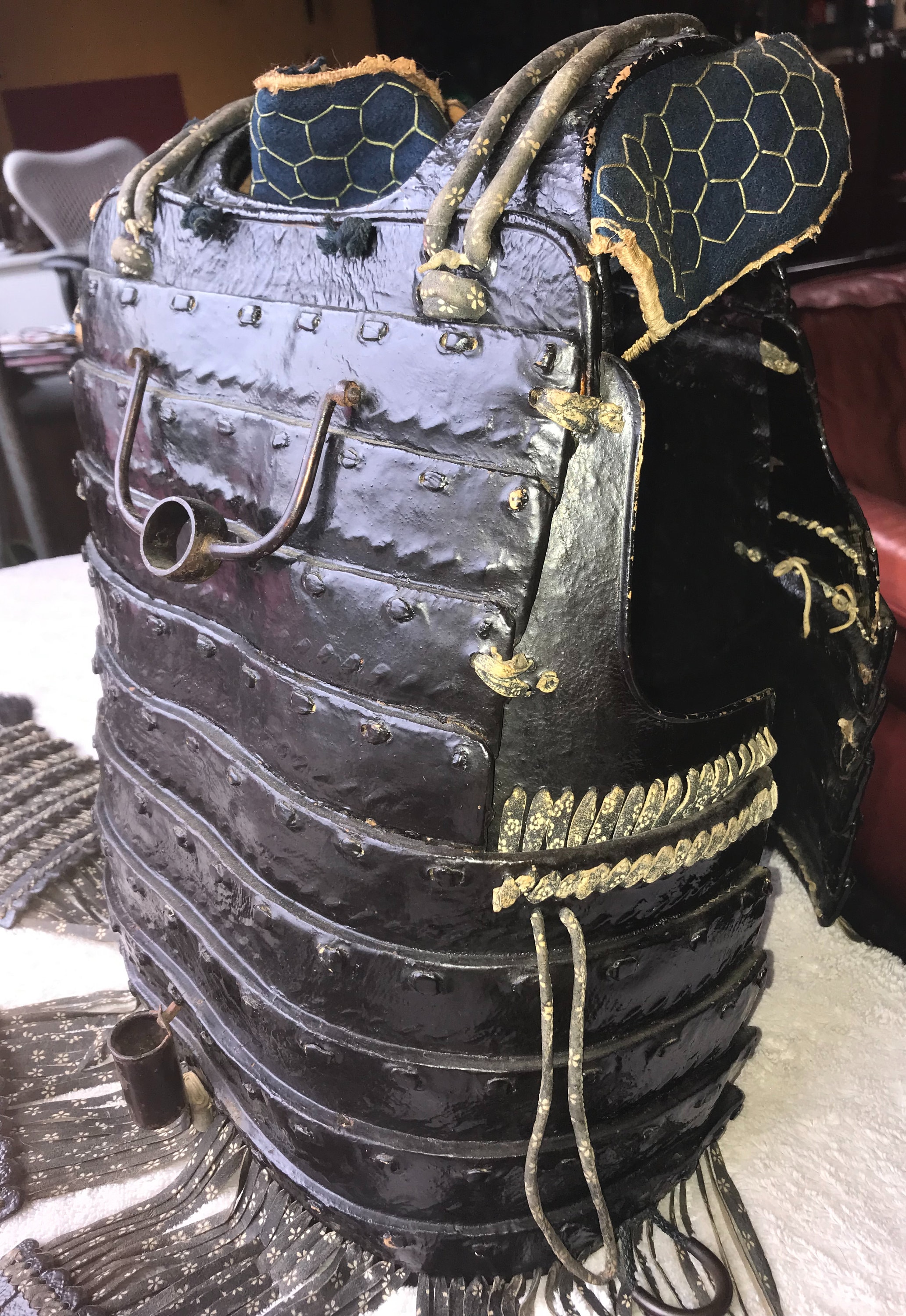 Antique Authentic Japanese Samurai Suit of Armor Hosokawa Clan (tadaoki ...