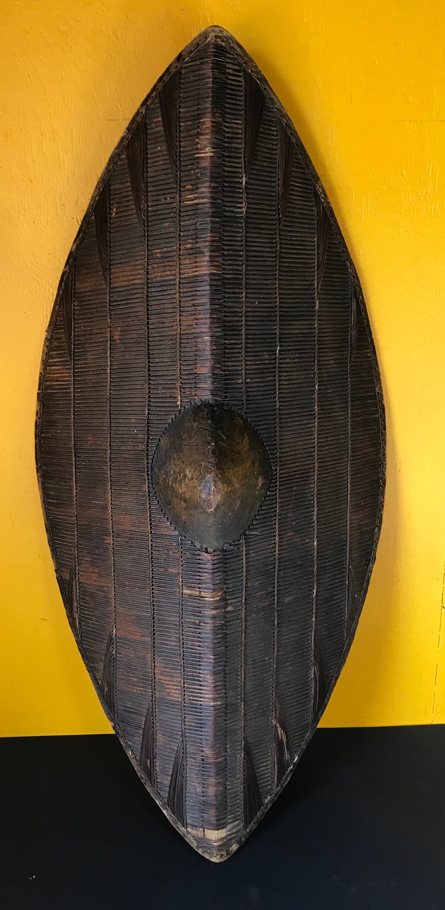 Antique African Warriors Shield, Ganda Peoples Uganda, Lake Victoria ...