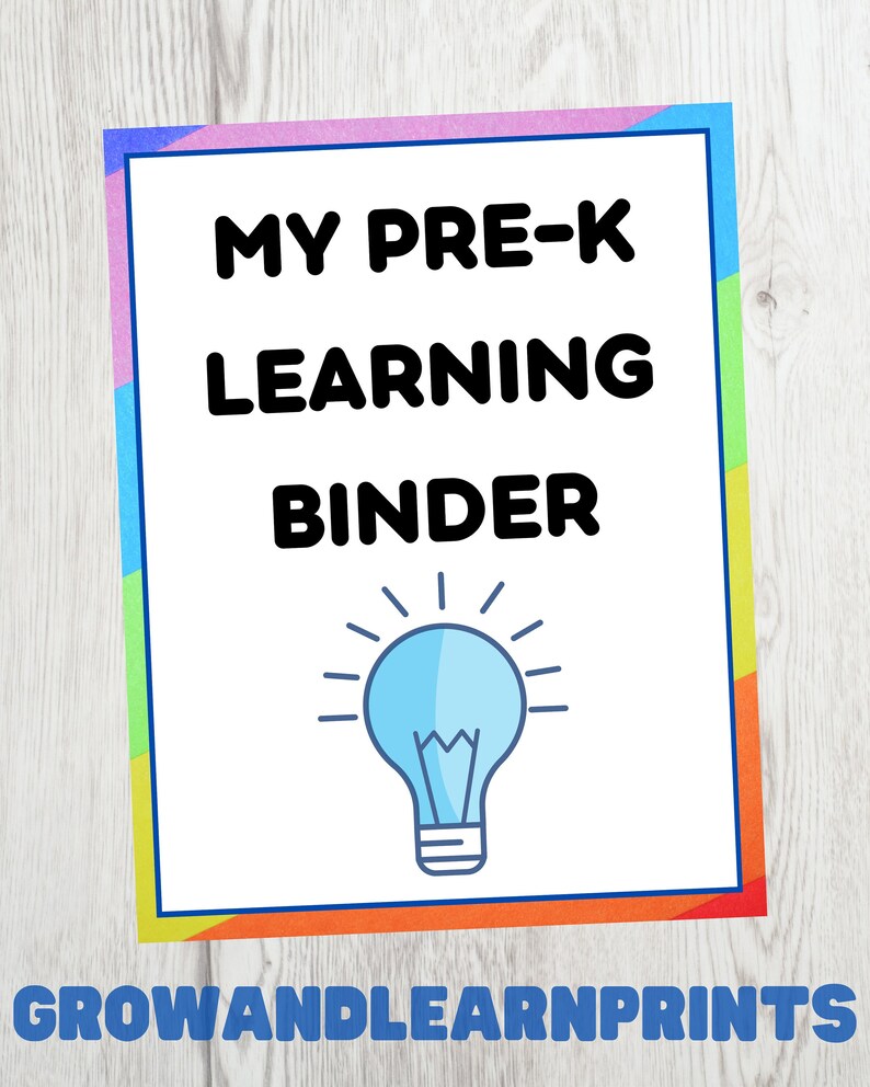 PRE-K DIGITAL Learning Book - Etsy