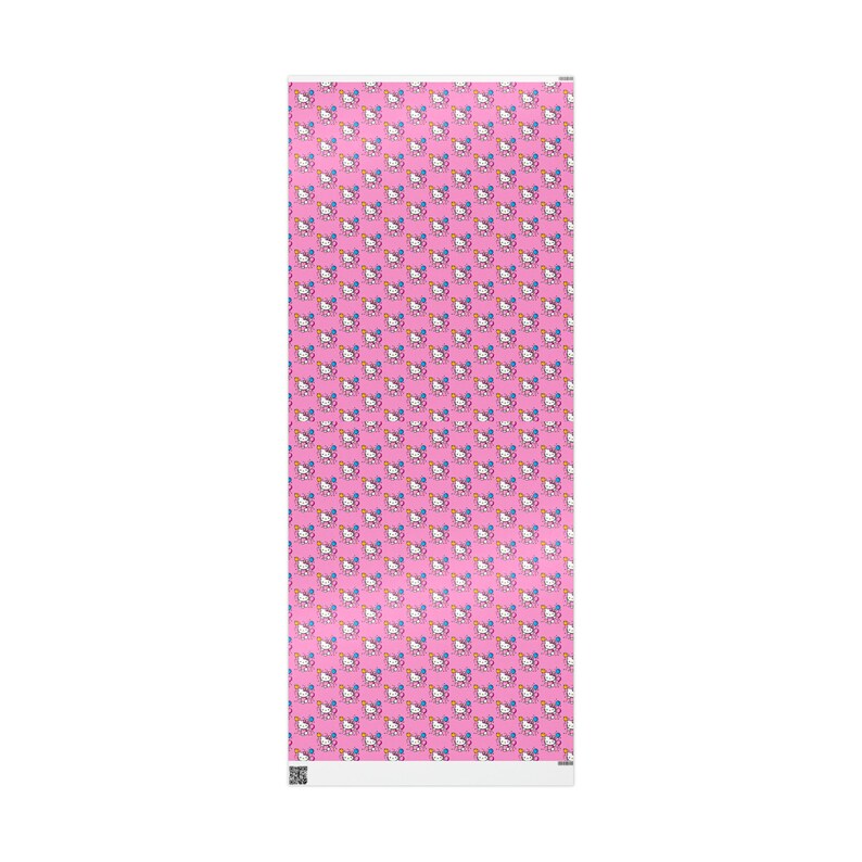 Birthday Hello Kitty Wrapping Paper | Sanrio-inspired Gift Wrap | Bold ...