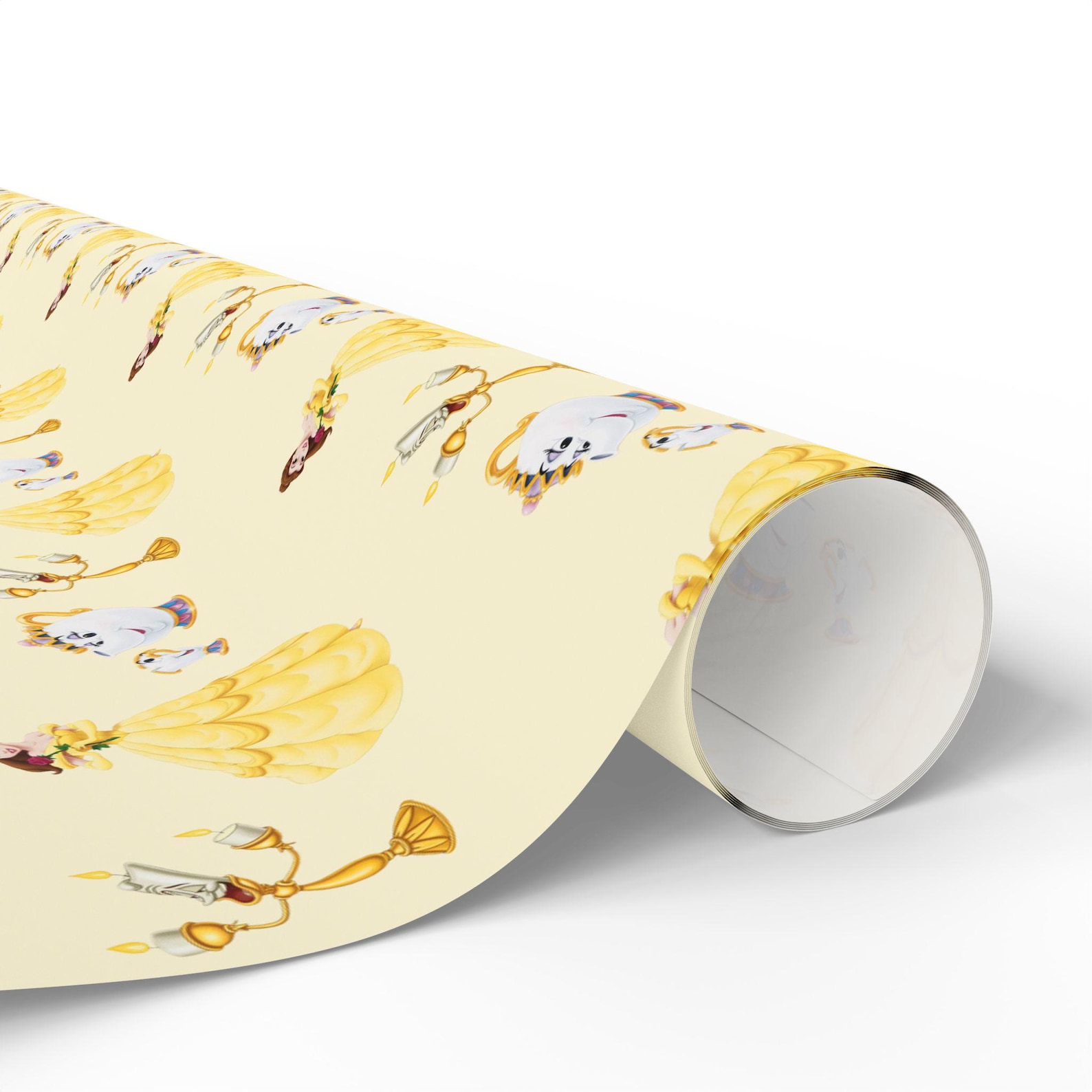 Belle Wrapping Paper | Beauty and the Beast Gift Wrap With Teacup ...