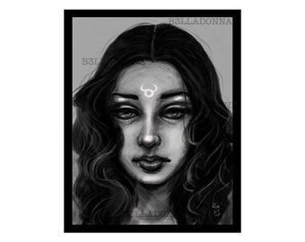 Taurus Goddess Art - Etsy