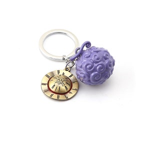 One Piece Devil Fruit Key Chains Anime Pirates Monkey D. Luffy - Etsy