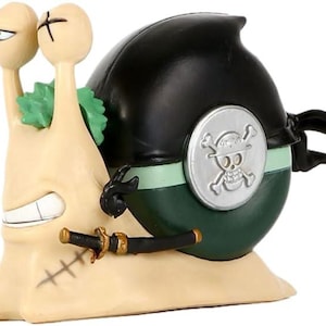 One Piece Transponder Snail Figure, Anime Toy Figurine Monkey D. Luffy ...