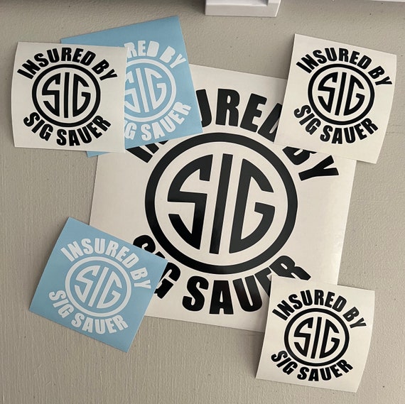 Sig Sauer Circle Logo Vinyl Decal Sticker Firearm Gun | My XXX Hot Girl