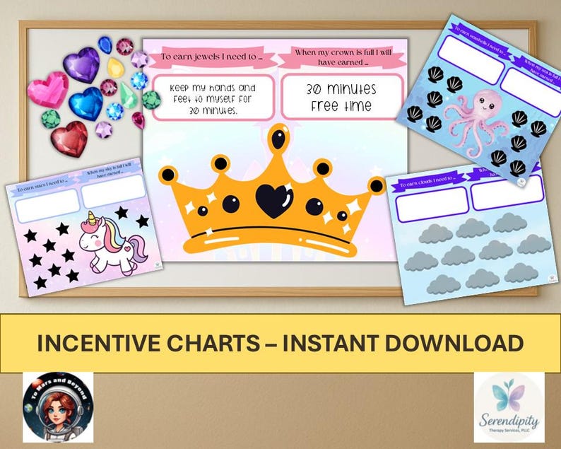 Motivational Incentive Posters for Kids – Fun, Themed Reward Charts ...