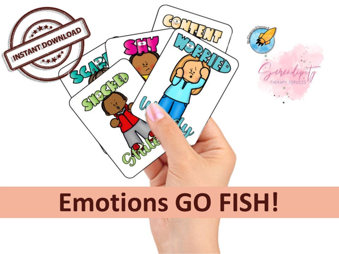 Emotions GO FISH! SEL Counseling Therapy Game - Etsy