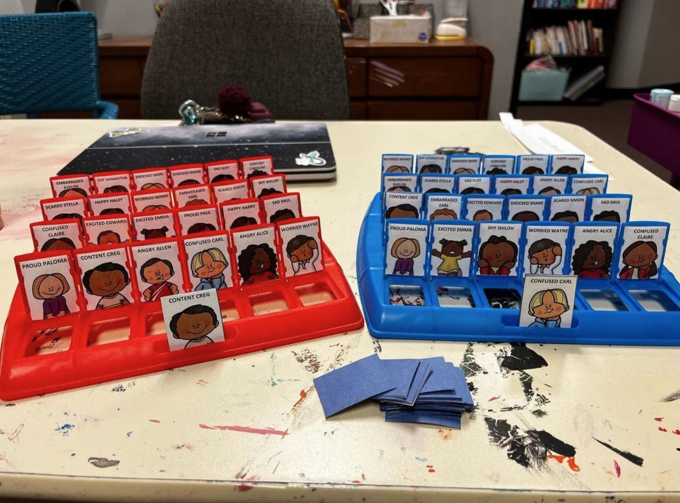 Guess Who? Replacement Cards for SEL Therapy Counseling Emotions ...