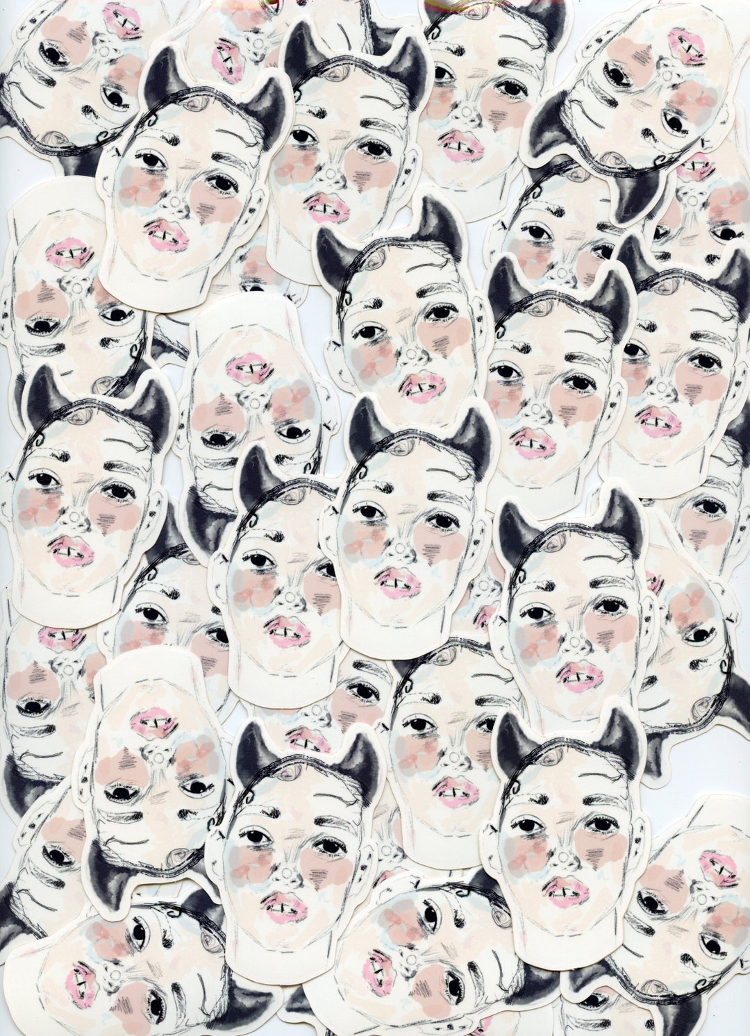 FKA Twigs Inspired Demon Sticker - Etsy