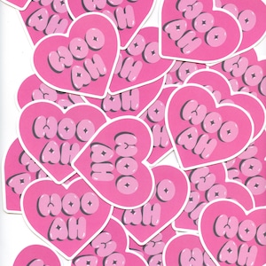 Kim Petras "woo Ah" Sticker | Pop Perfection Decal for Laptop, Phone ...