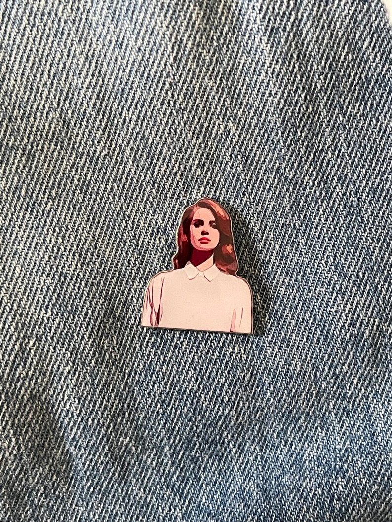 Lana Del Rey UV Resin Enamel Pin - Etsy