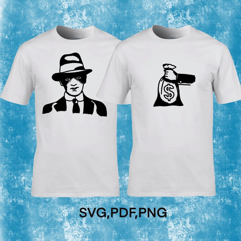 Mafia SVG File Pack, 1950s Svg File for Cricut & Silhouette, PNG, Svg ...