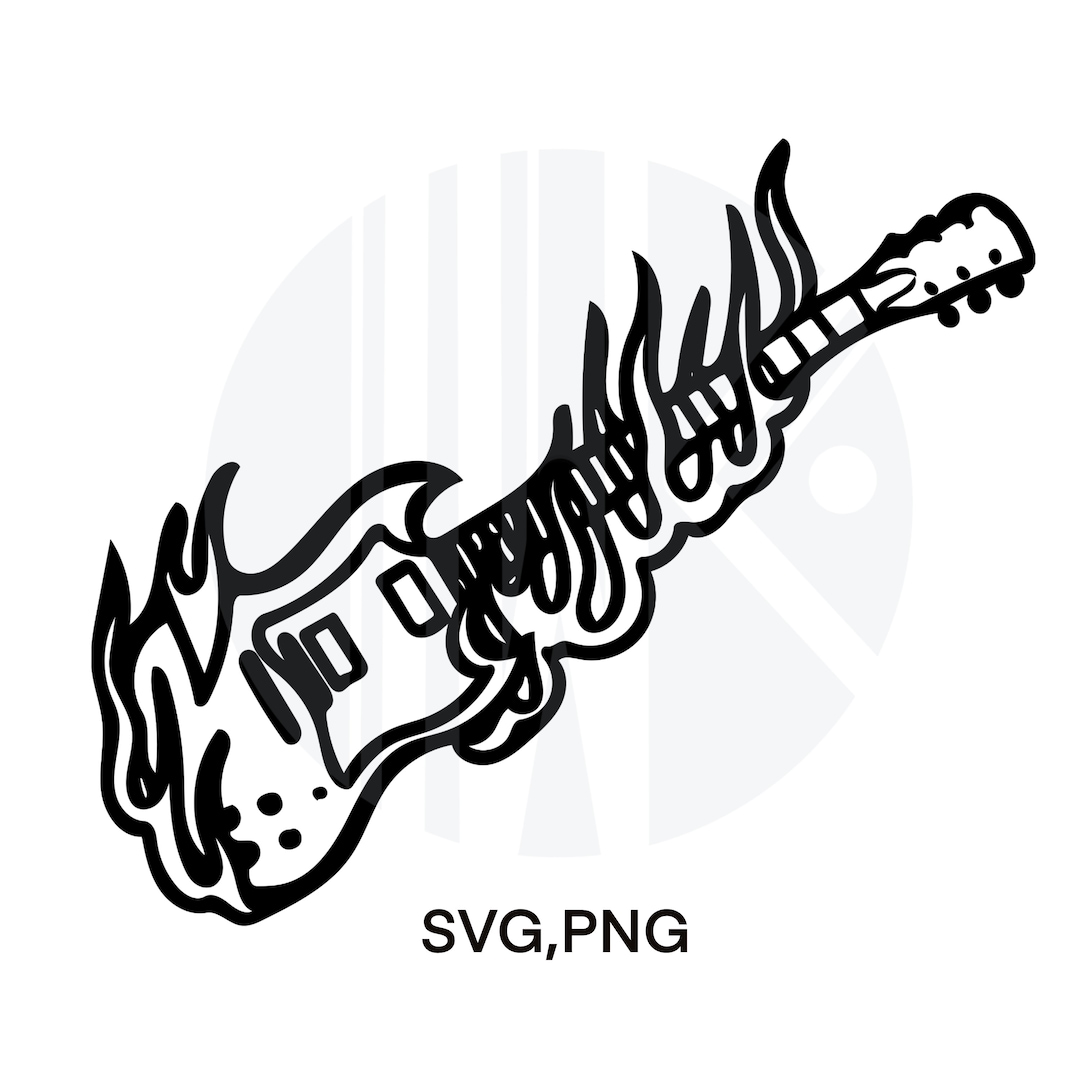 Gibson SG Guitar Instant Download SVG, Pdf, PNG, Digital Download - Etsy
