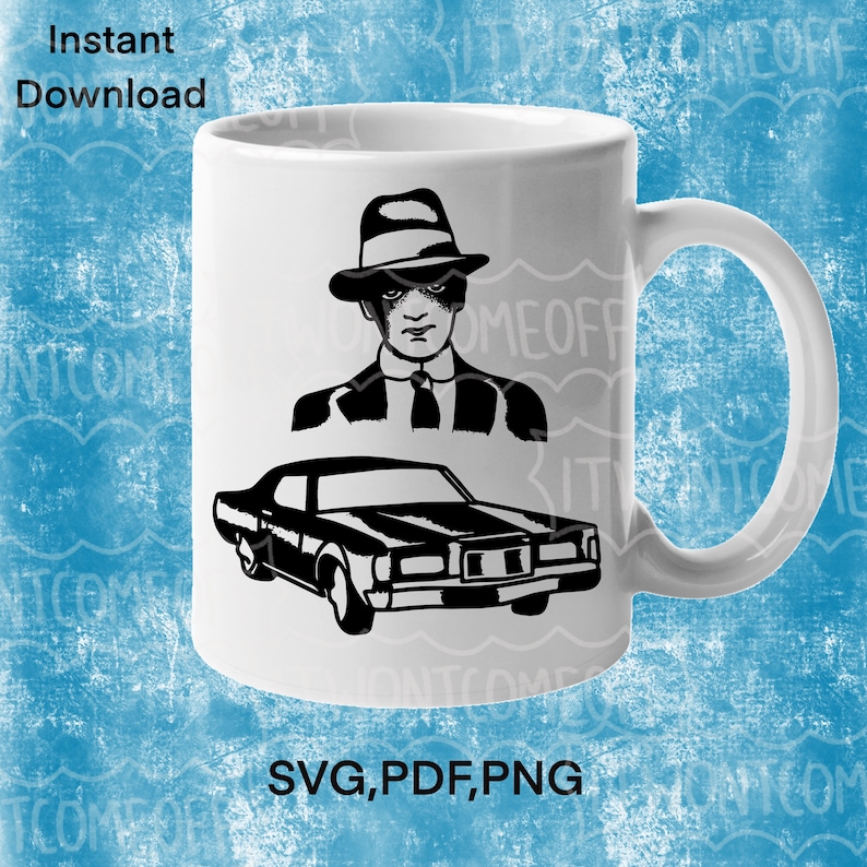 Mafia SVG File Pack, 1950s Svg File for Cricut & Silhouette, PNG, Svg ...