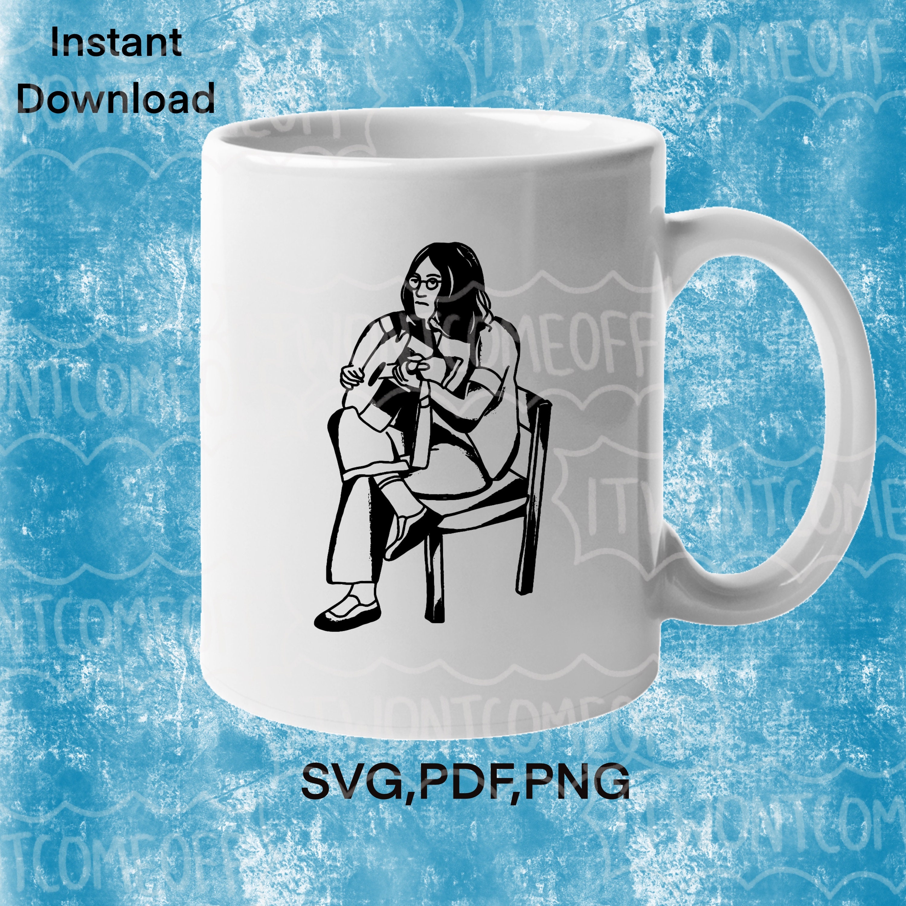 John Lennon Svg Instant Download | Beatles SVG + PNG | John Lennon ...