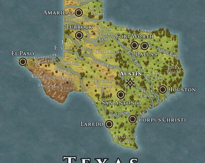 Dnd Real Life Map North America canada, USA, Mexico - Etsy Canada