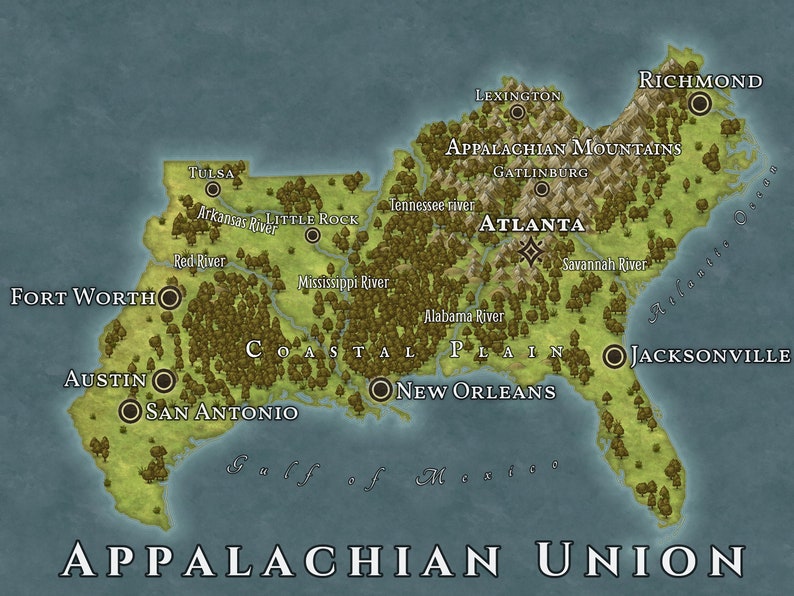 Custom Fantasy Map: Towns, Cities, Countries, Regions! A Personalized ...